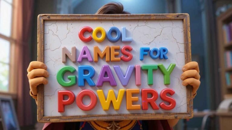 199+ Cool & Creative Names for Gravity Powers - nameslisty.com