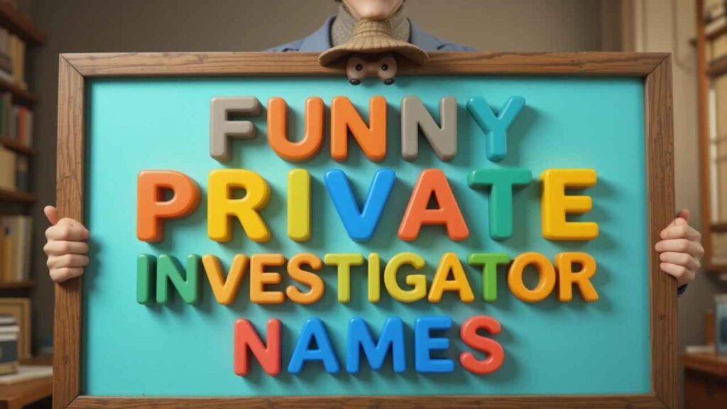 200+ Funny & Creative Private Investigator Names - nameslisty.com
