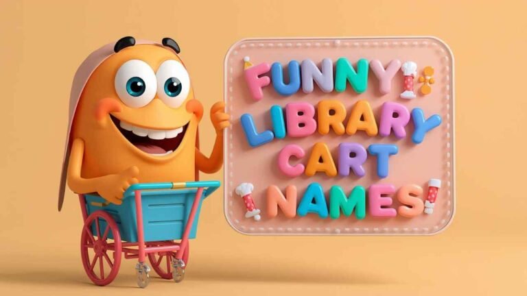 200+ Funny & Creative Library Cart Names - nameslisty.com