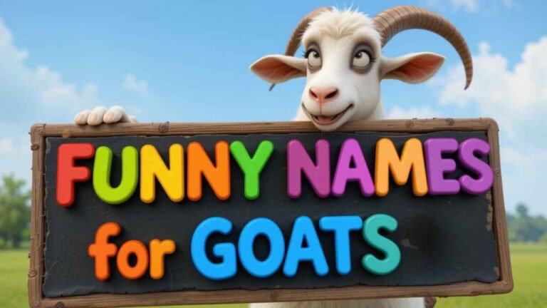 200+ Funny & Creative Names for Goats - nameslisty.com