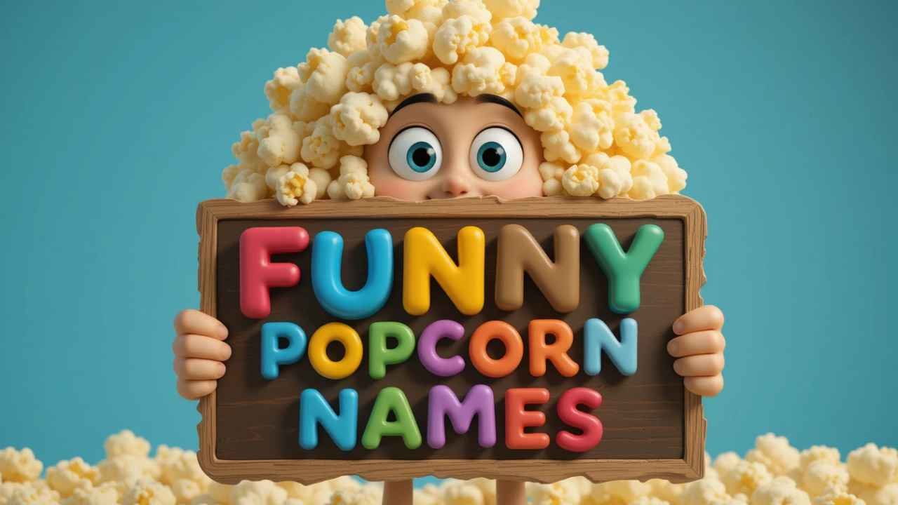 300+ Funny & Creative Popcorn Names - nameslisty.com