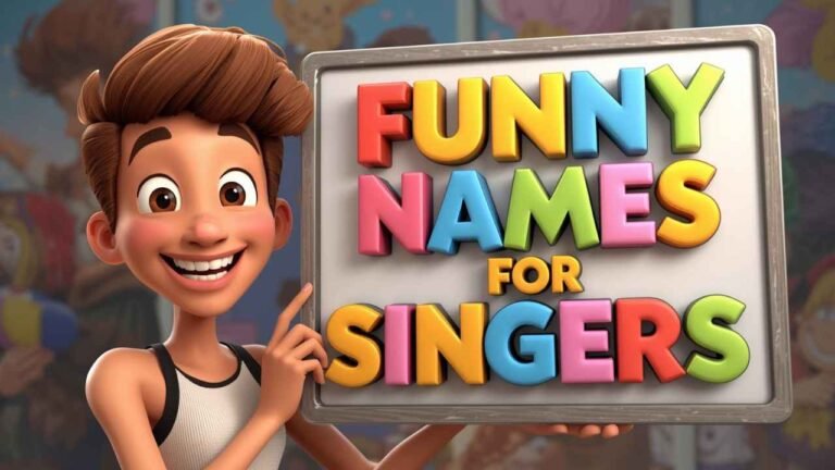 200+ Funny & Creative Names for Singers - nameslisty.com