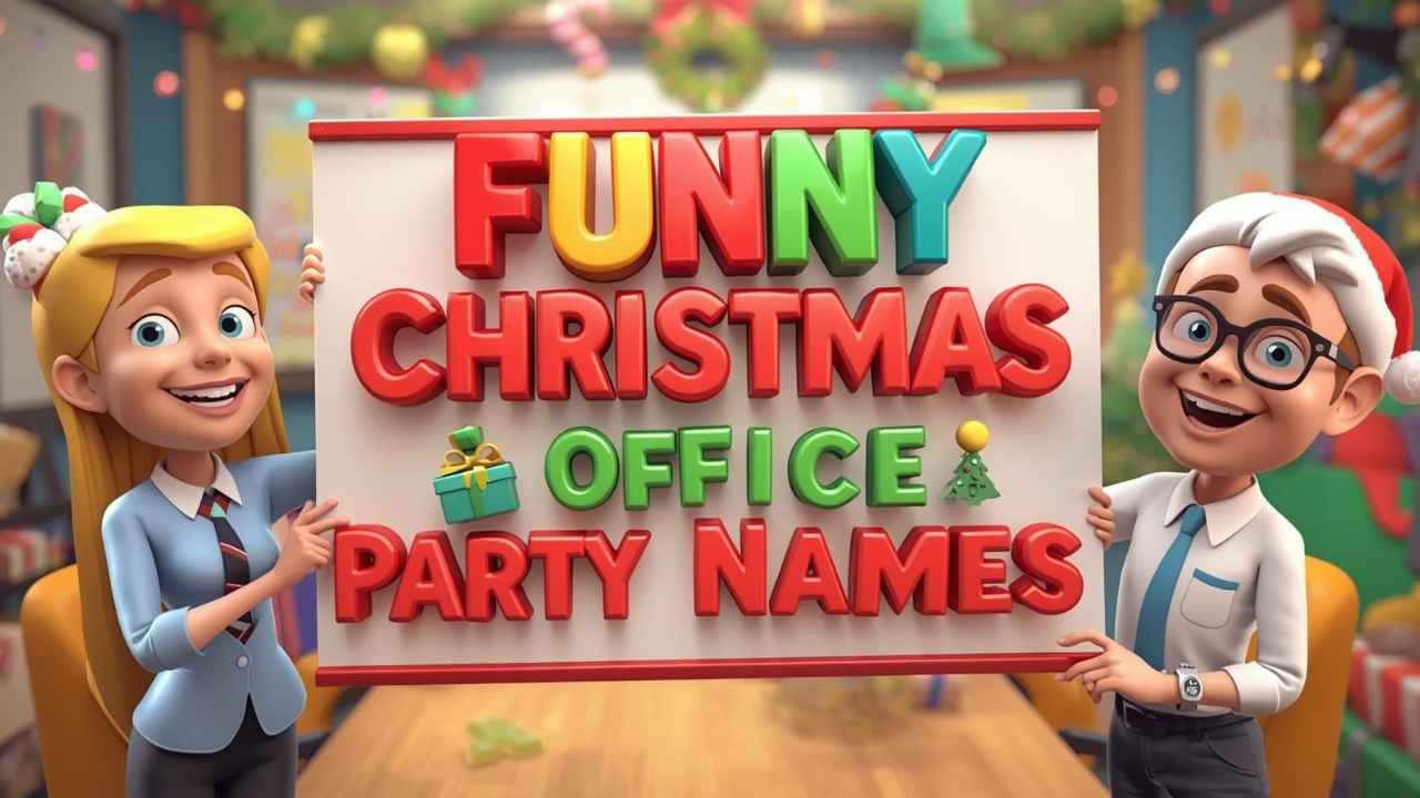 200+ Funny & Creative Christmas Office Party Names - nameslisty.com