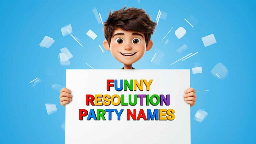 200+ Funny & Creative Resolution Party Names - nameslisty.com