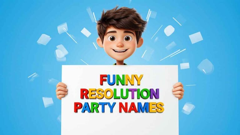 200+ Funny & Creative Resolution Party Names - nameslisty.com