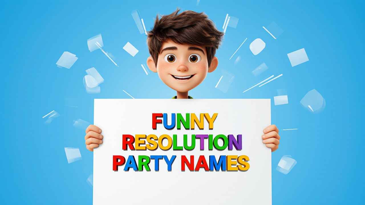 200+ Funny & Creative Resolution Party Names - nameslisty.com